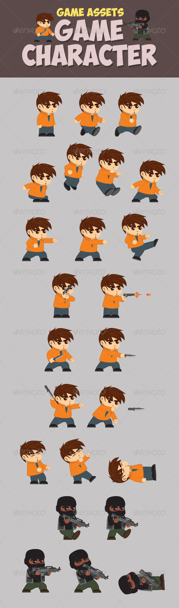Fight 2D Game Assets from GraphicRiver