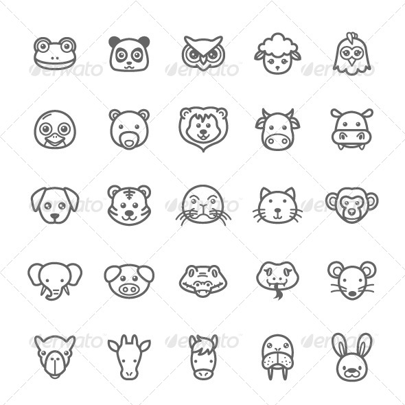 Animal Icons from GraphicRiver