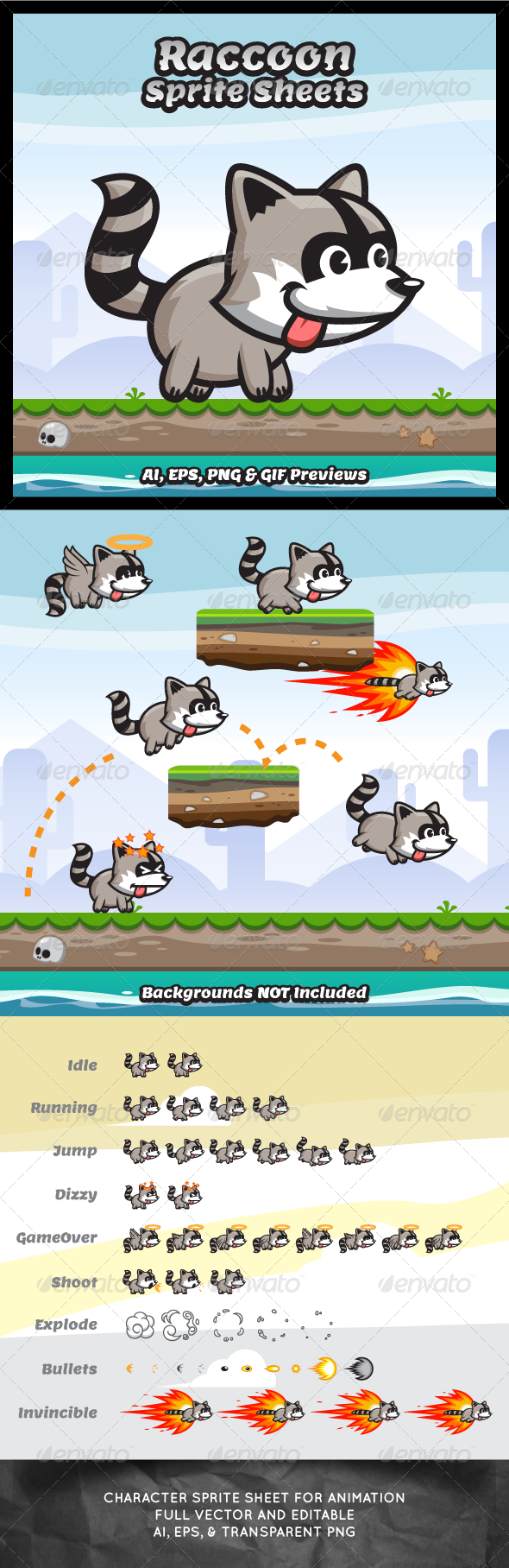 Raccoon Graphics, Designs & Templates | GraphicRiver