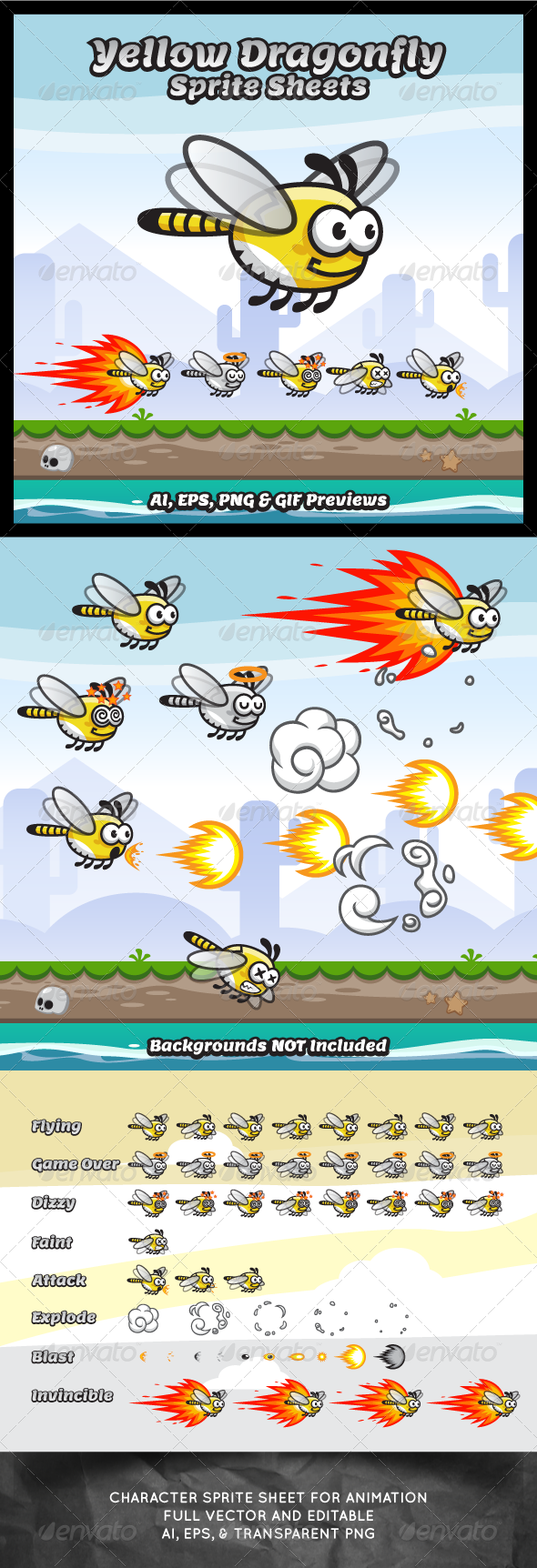 Bug Game Assets from GraphicRiver