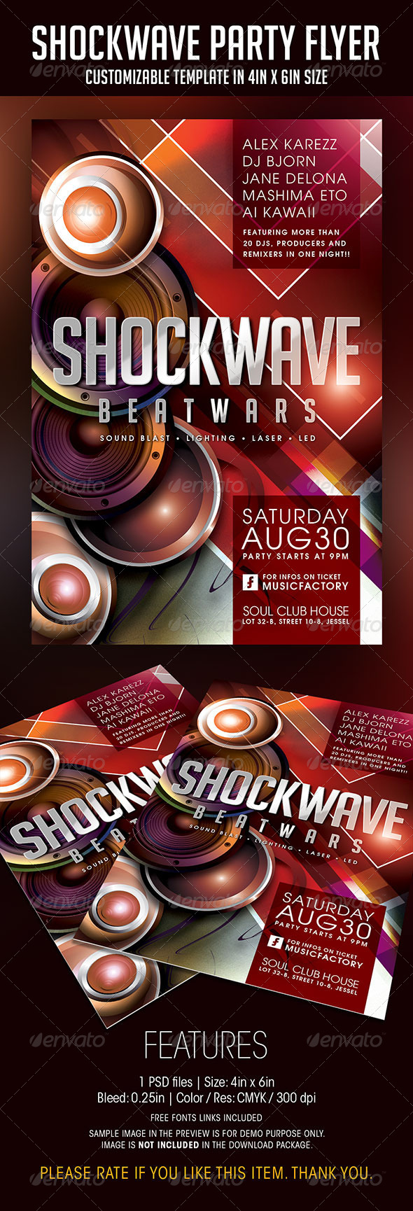 Shockwave Event Graphics, Designs & Templates from GraphicRiver