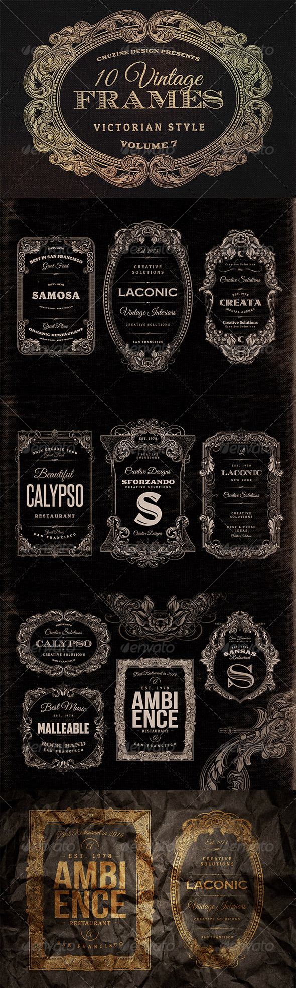 Victorian Graphics, Designs & Templates | GraphicRiver